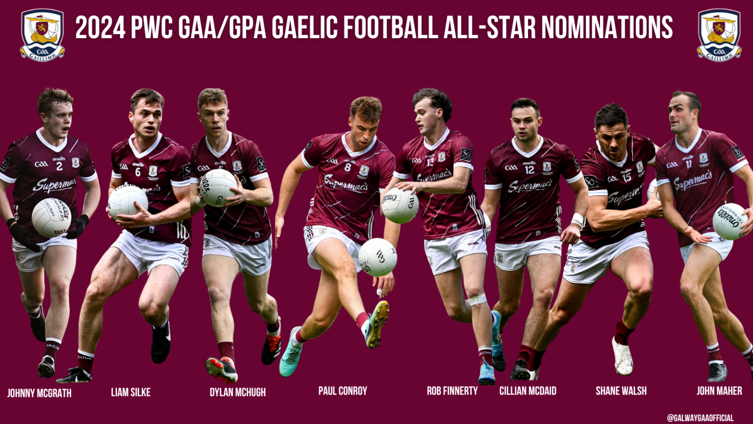 2024 PWC GAA/GPA Gaelic Football All-Star Nominations – Galway GAA